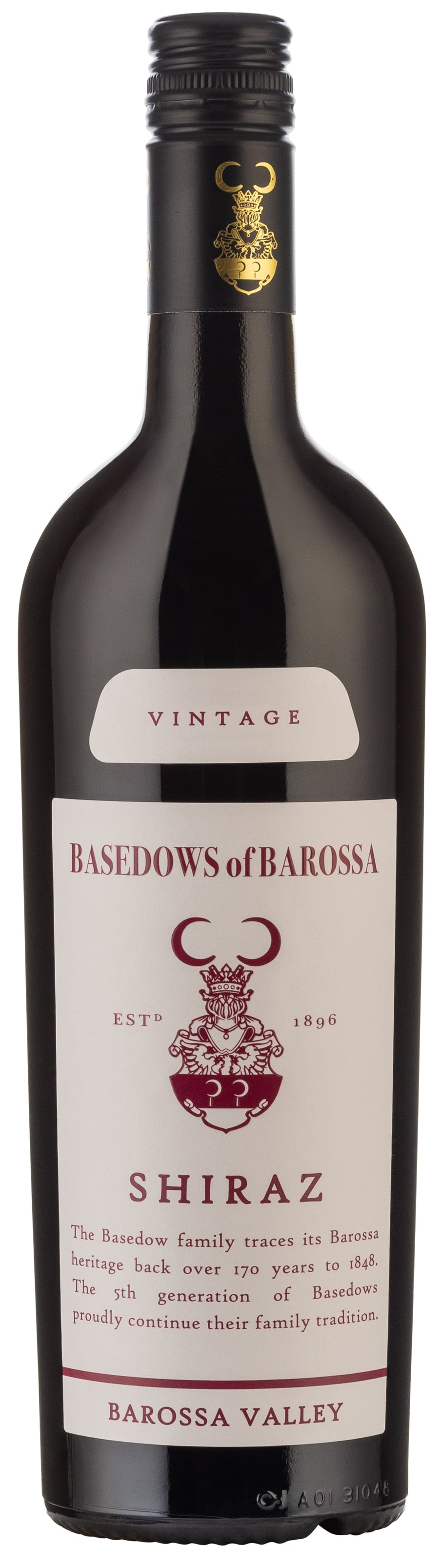 Basedow's Barossa White Label Shiraz 2019 – Basedow Wines